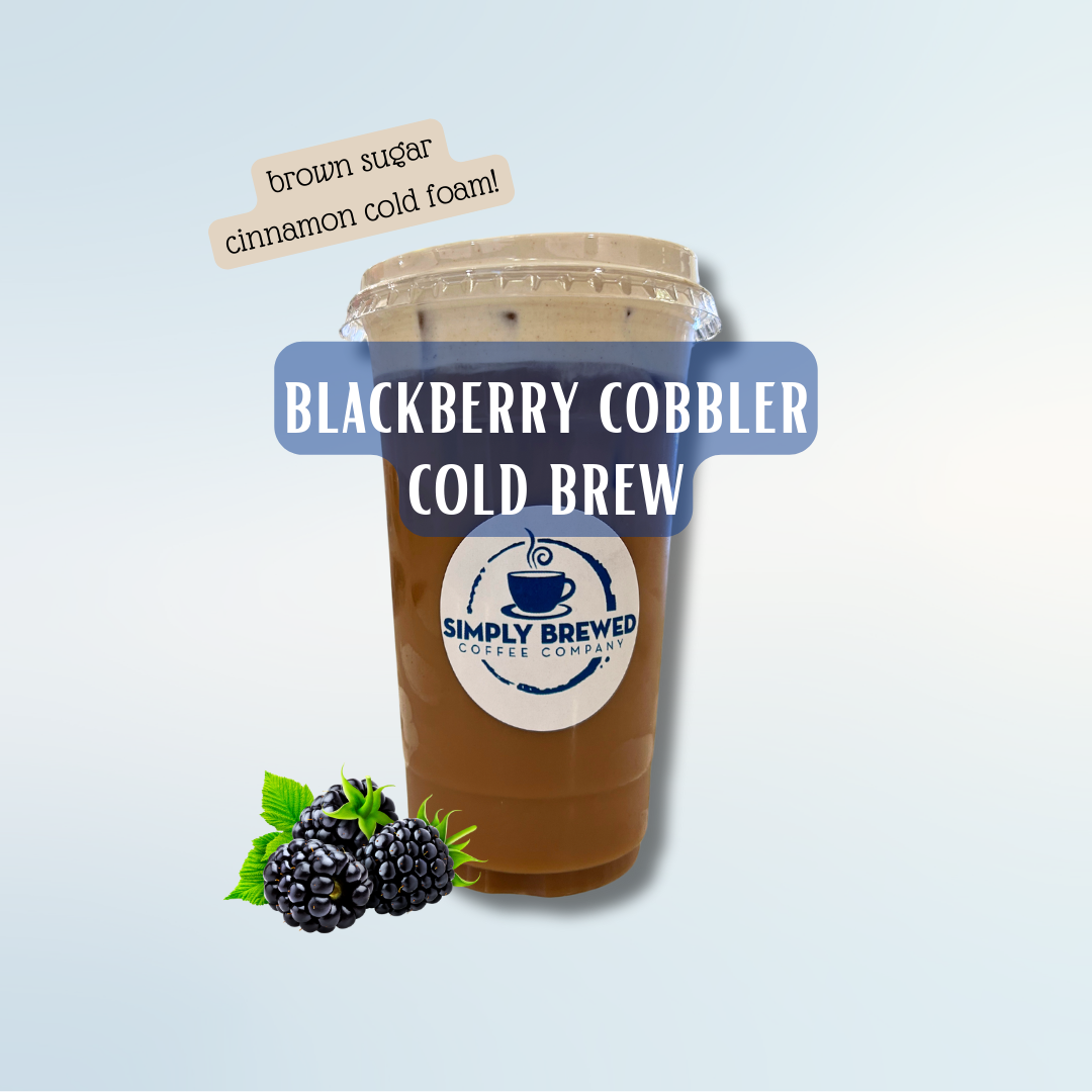 Blackberry Cobbler Cold Brew | Simply Brewed Coffee Co.